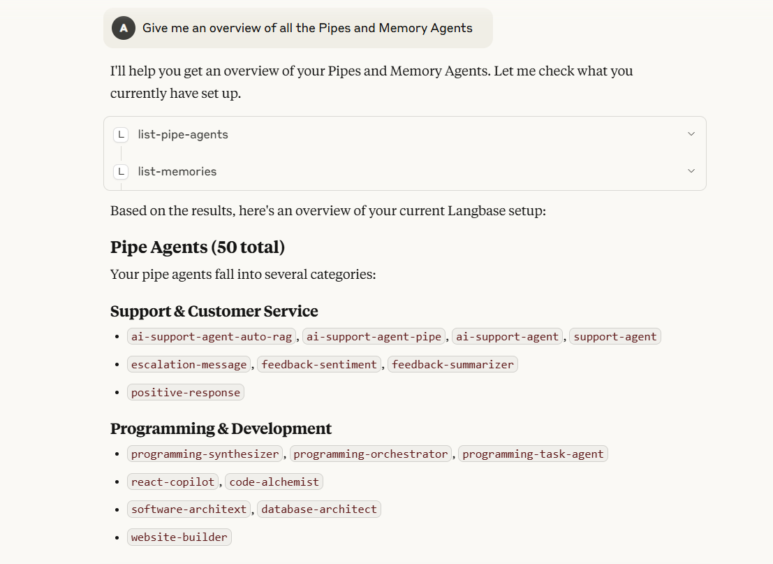 Langbase Remote MCP Server - Langbase Docs